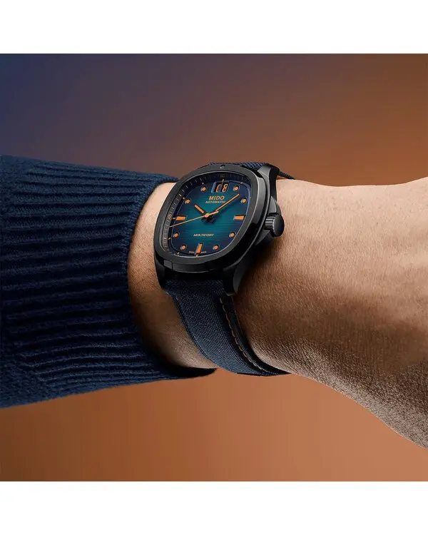 MIDO Multifort Tv Big Date Automatic Watch - Blue