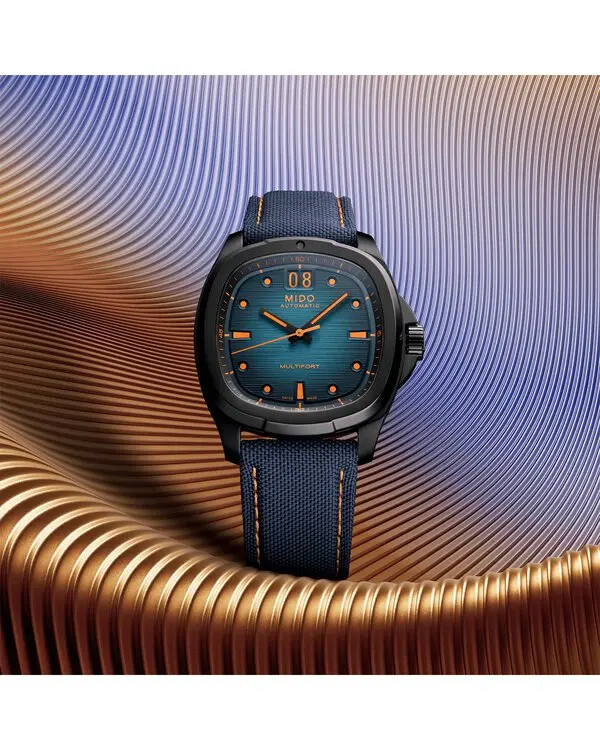 MIDO Multifort Tv Big Date Automatic Watch - Blue