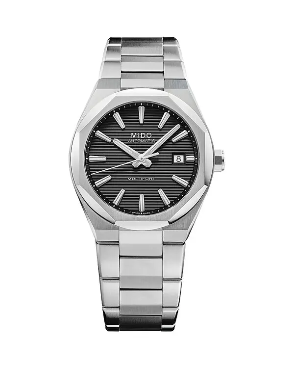 MIDO Multifort 8 One Crown Watch - Black