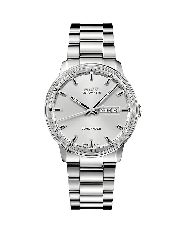 MIDO Commander Datoday Automatic Watch - Silver