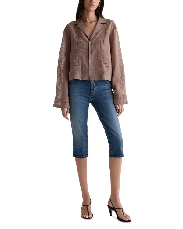 Ag Maisie Mid Rise Capri Jeans