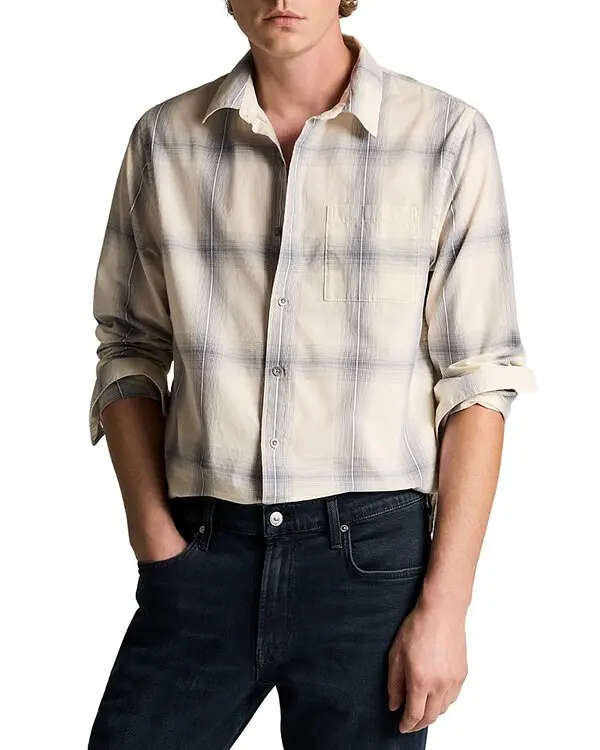 Vince Townes Plaid Shirt - Blanco/hawk