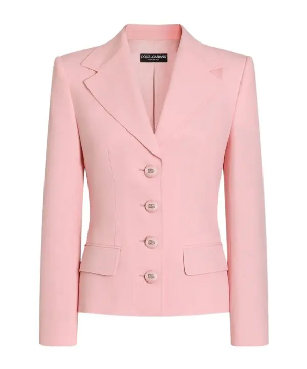 Dolce & Gabbana Single-breasted Tailored Blazer - Rosa