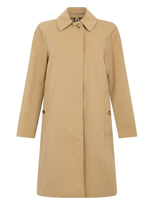 Burberry Long Sleeved Trench Coat - Khaki