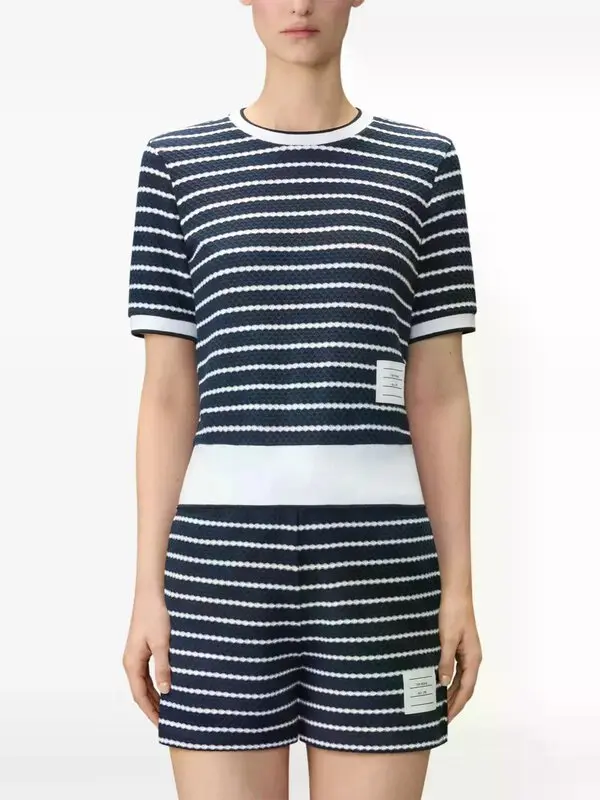 Thom Browne Horizontal Stripe T-shirt