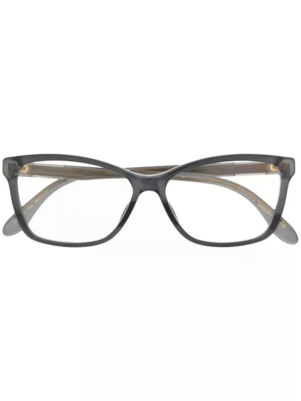 Gucci Rectangular Frame Glasses - Grey