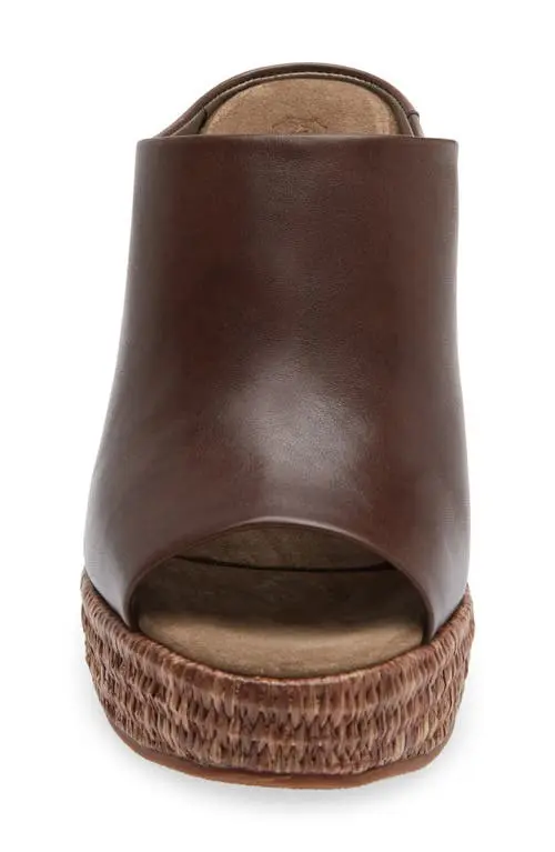 Brunello Cucinelli Leather Espadrille Wedge Sandals