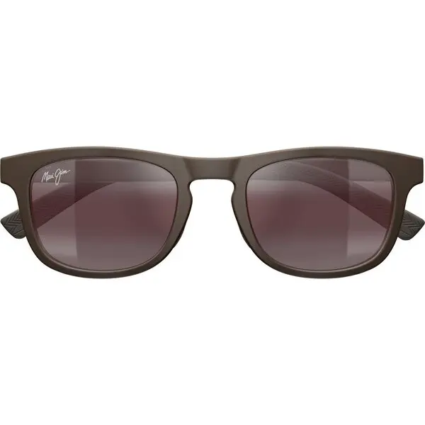 Maui Jim Polarized Square Sunglasses - Brown