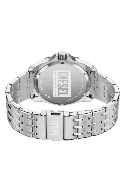 DIESEL® Stinger Bracelet Watch With Sunray Dial - Green/silver