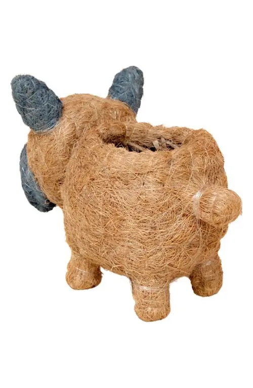 Likhâ Baby French Bulldog Handwoven Planter