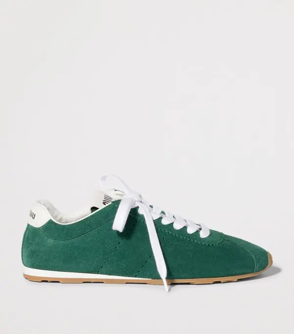 Miu Miu Suede Plume Sneakers