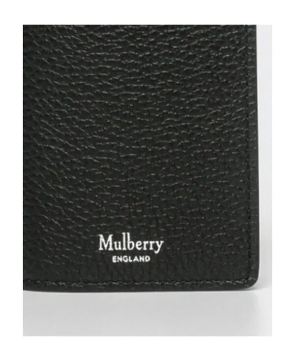 Mulberry Logo-stamp Leather Card Holder