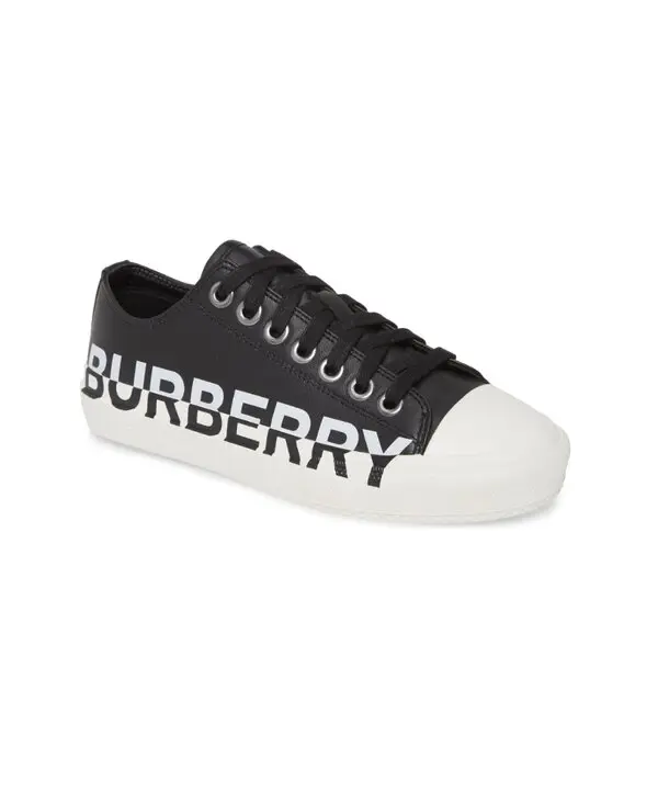 Burberry Logo Print Lace-up Sneakers