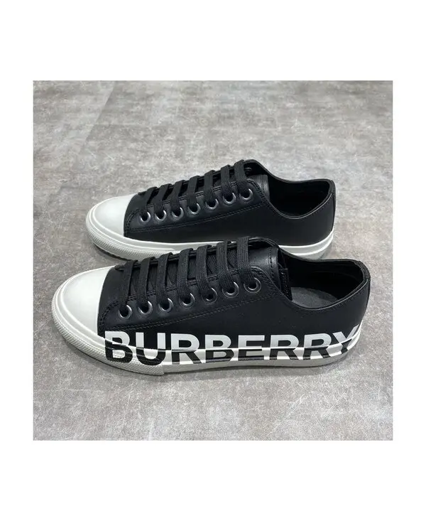 Burberry Logo Print Lace-up Sneakers
