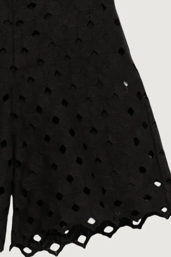 Max Mara Eyelet Shorts - Black