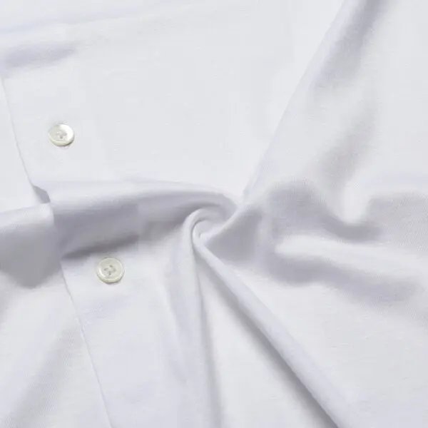 Emporio Armani Curved Hem Buttoned Shirt - White