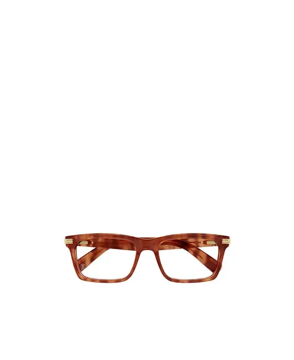Cartier Rectangle Frame Eyeglasses - Red