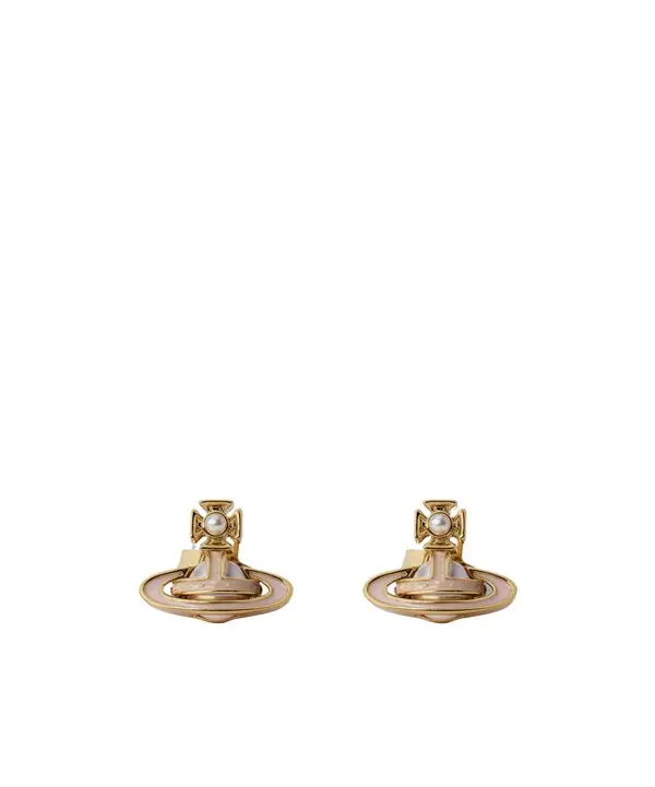 VIVIENNE WESTWOOD Simonetta Bas Relief Stud Earrings - Yellow