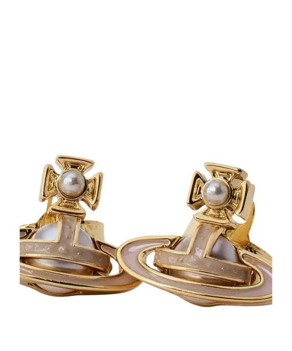 VIVIENNE WESTWOOD Simonetta Bas Relief Stud Earrings