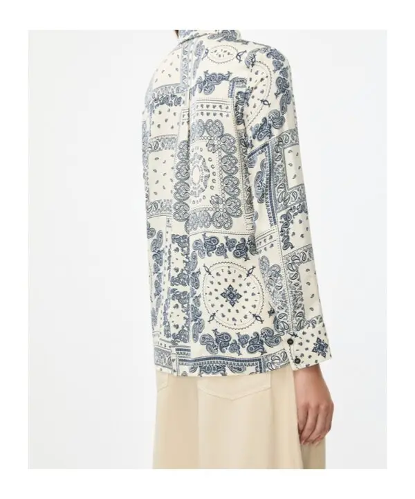 IBLUES Paisley Print Straight Fit Shirt