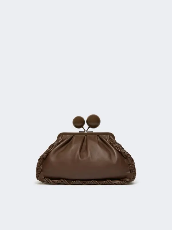 Max Mara Medium Nappa Leather Pasticcino Bag With Ball Buckle