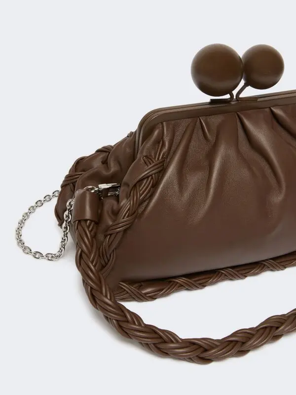 Max Mara Medium Nappa Leather Pasticcino Bag With Ball Buckle