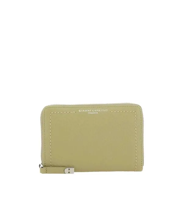 GIANNI CHIARINI Bubble Grained-leather Wallet - Nude