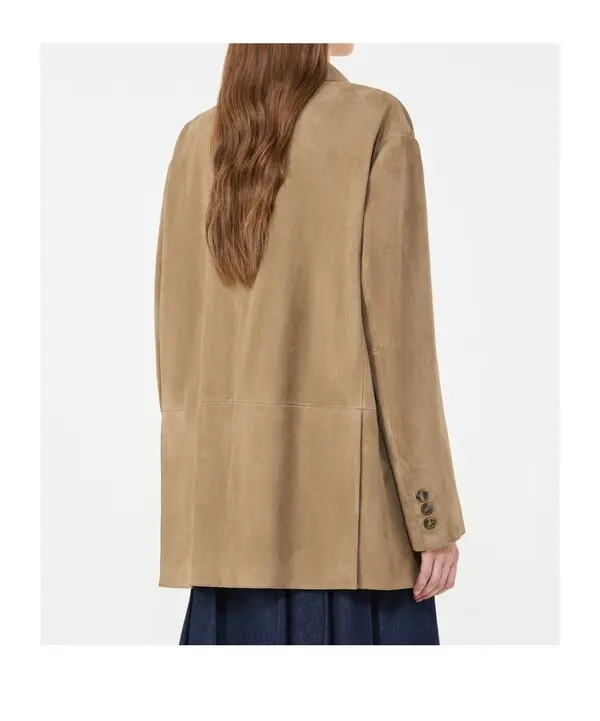 Max Mara Suede Blazer - Mud