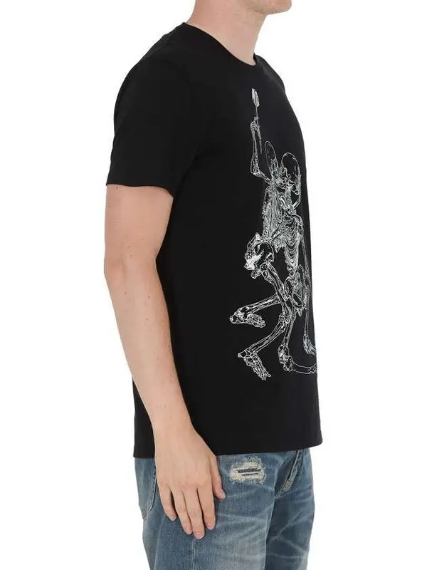 Alexander McQueen Lovers Skeleton Print T-shirt