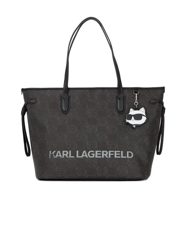 Karl Lagerfeld Large Ikon-monogram Tote Bag