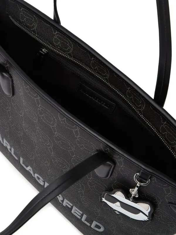 Karl Lagerfeld Large Ikon-monogram Tote Bag