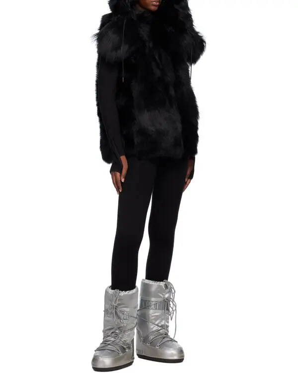Moon Boot Lace-up Snow Boots - Silver