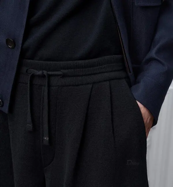 Dior Embroidered Drawstring Shorts