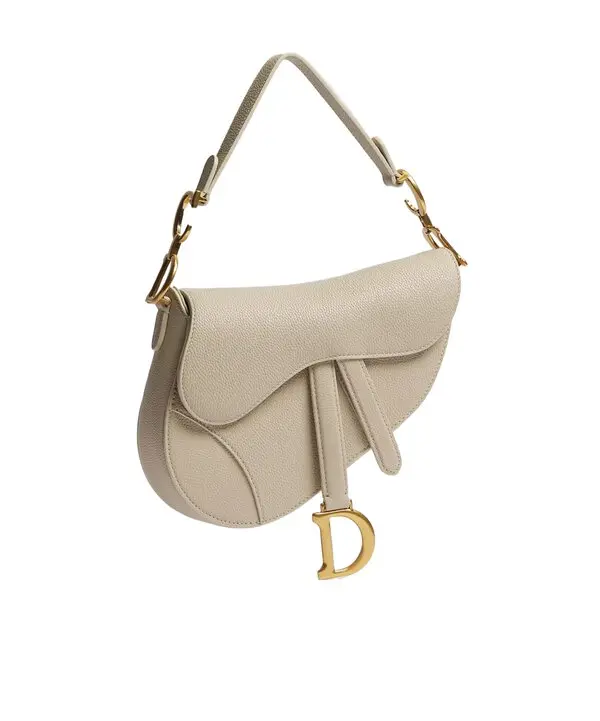 Dior Small Saddle Bag - Latte