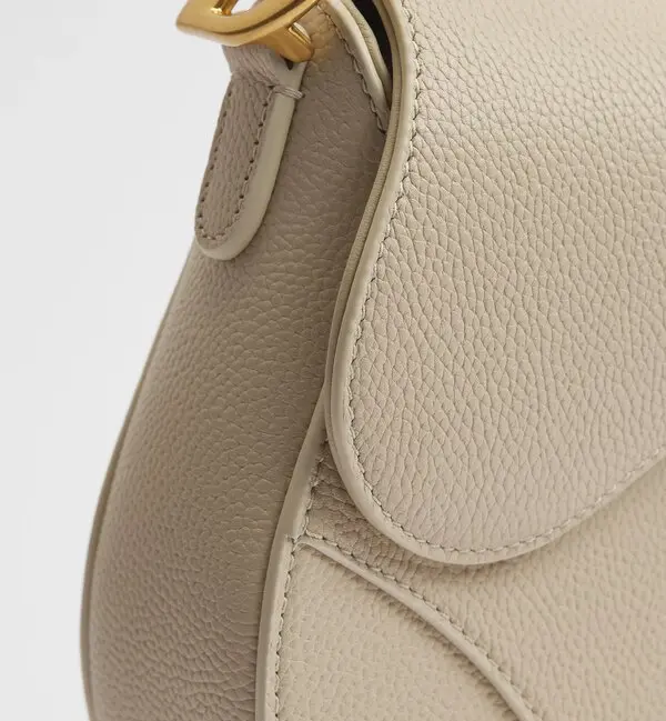 Dior Small Saddle Bag - Latte