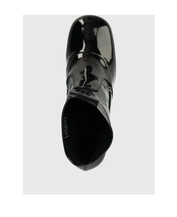 Armani Exchange Logo Detail High Heel Platform Boots