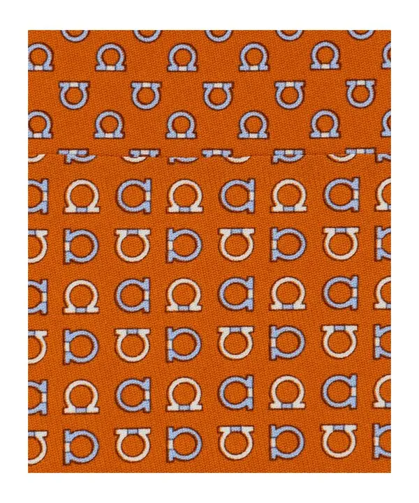 FERRAGAMO Geometric Motif Neck Tie