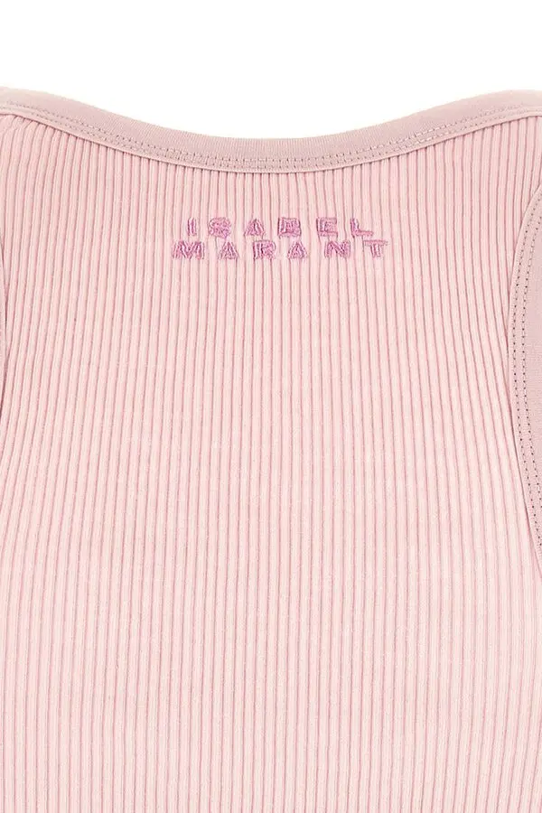 Isabel Marant Étoile Thea Ribbed Tank Top - Pink