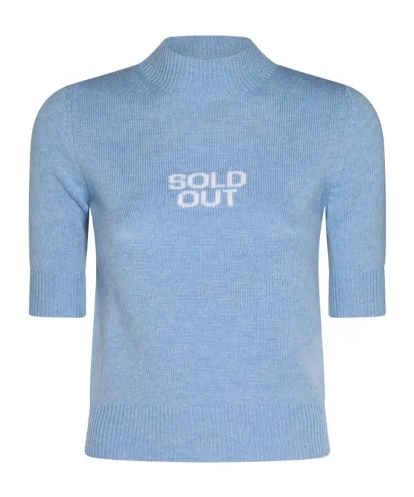 Sportmax Mock Neck Short-sleeved Jumper