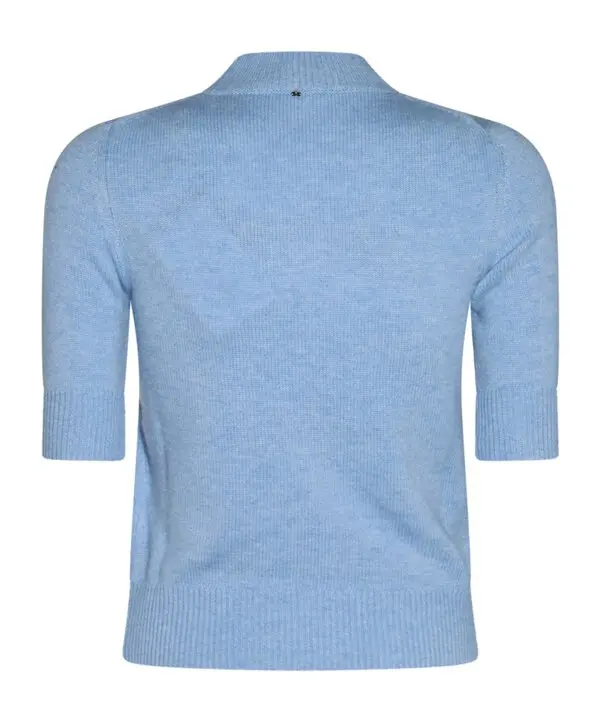 Sportmax Mock Neck Short-sleeved Jumper