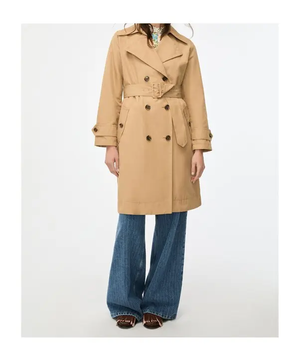 IBLUES Straight-fit Trench Coat With Belt And Double-breasted Fastening