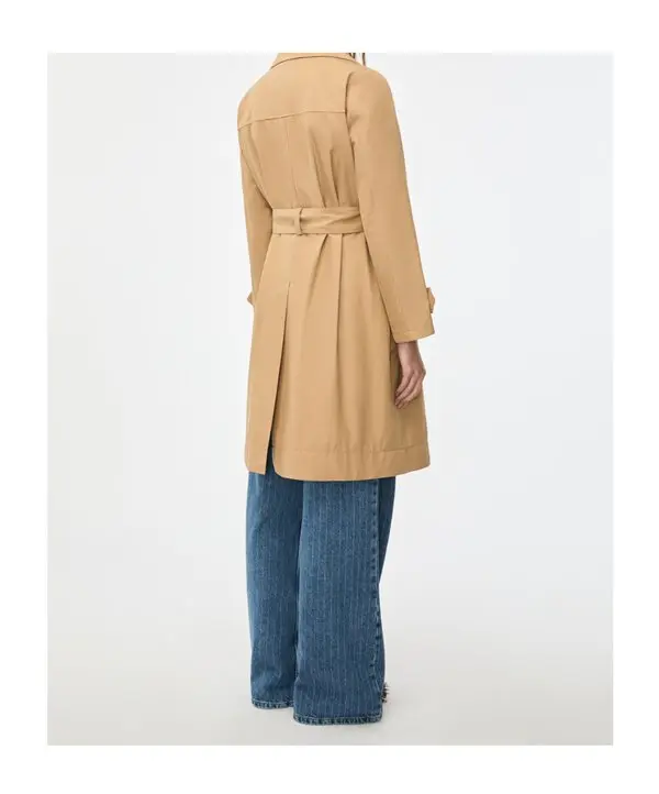 IBLUES Straight-fit Trench Coat With Belt And Double-breasted Fastening