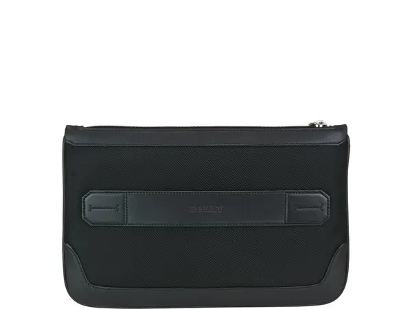 Bally Embossed Logo Clutch Bag
