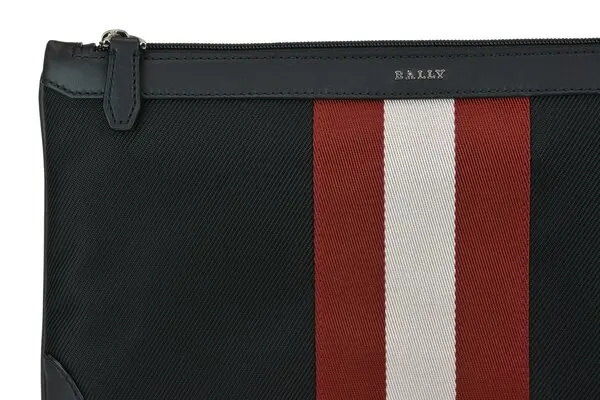 Bally Embossed Logo Clutch Bag