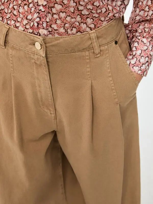 IBLUES Wide-leg Darts Trousers