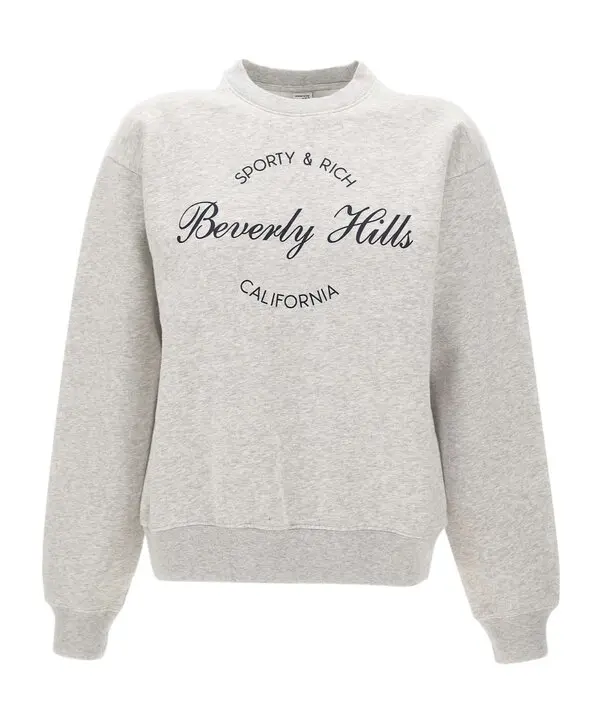 SPORTY  RICH Sporty & Rich Beverly Hills Crewneck Sweatshirt