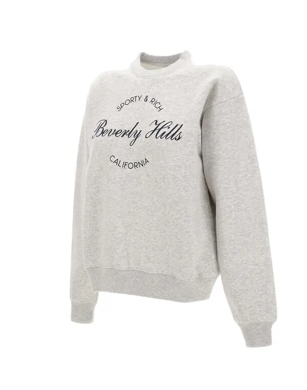 SPORTY  RICH Sporty & Rich Beverly Hills Crewneck Sweatshirt