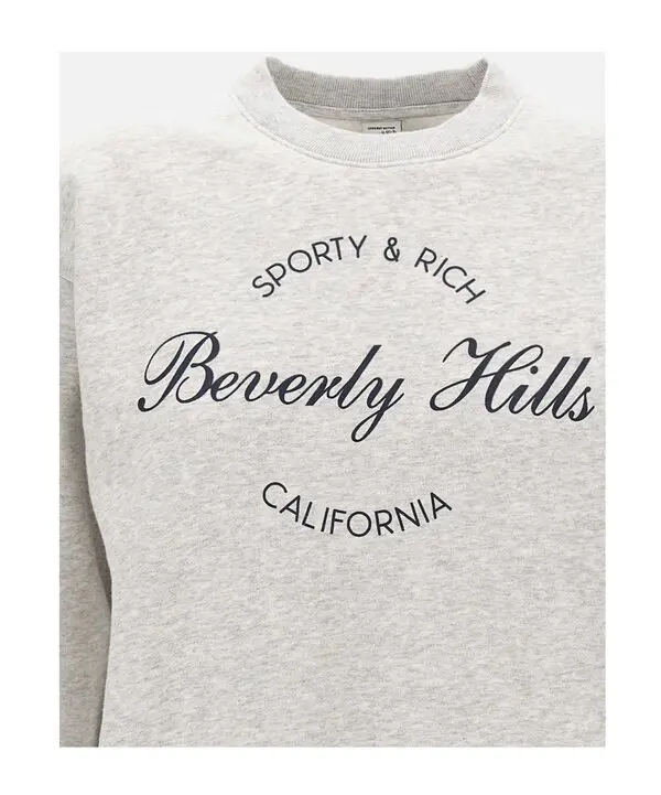 SPORTY  RICH Sporty & Rich Beverly Hills Crewneck Sweatshirt