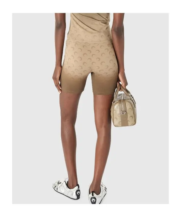MARINE SERRE All Over Moon Print Shorts