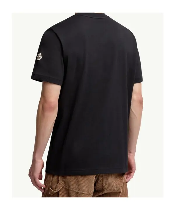 Moncler Mon Duck Logo Patch Crewneck T-shirt